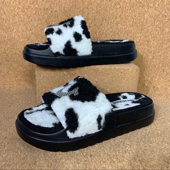 True Religion | Shoes | True Religion Lamia Fuzzy Crystal Embellished ...